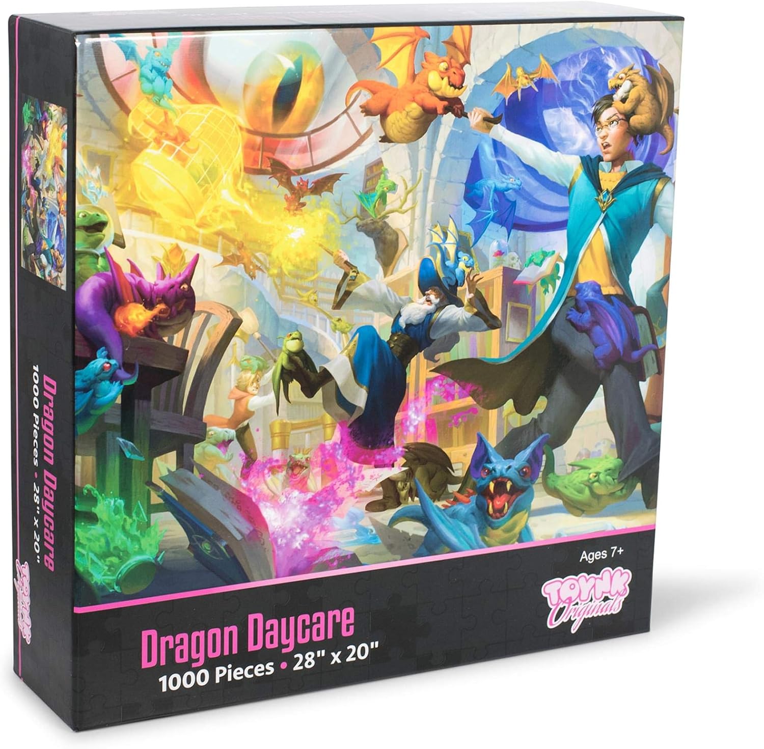 toynk Dragon Daycare Fantasy Wizard Puzzle | 1000 Piece Jigsaw Puzzle ...