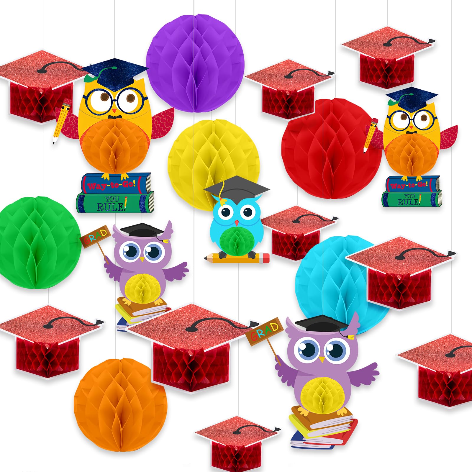 24 PCS Preschool Graduation Decorations, Kindergarten Graduation ...