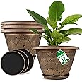 Amazon.com : 12 Inch Large Planter Pot for Plants Indoor Outdoor, 4 ...