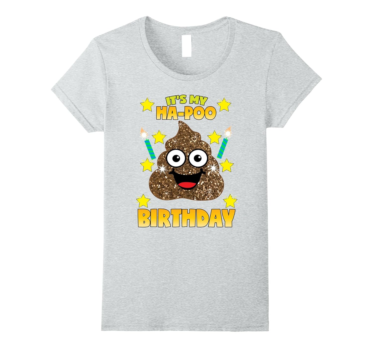 It’s My Ha-Poo Birthday Poop Emoji Birthday Shirt Boys Girls