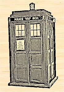 Amazon.com: Dr. Who Phonebooth Tardis Rubber Stamp P49c : Arts, Crafts ...