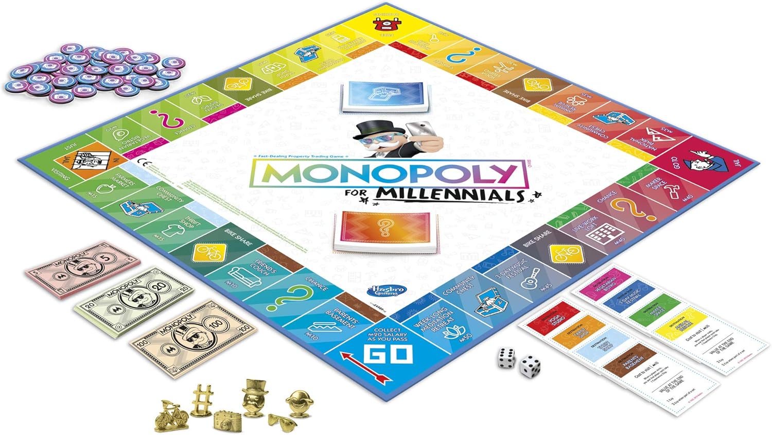 Monopoly Millennials – Board Game – Special Edition Generation Y ...
