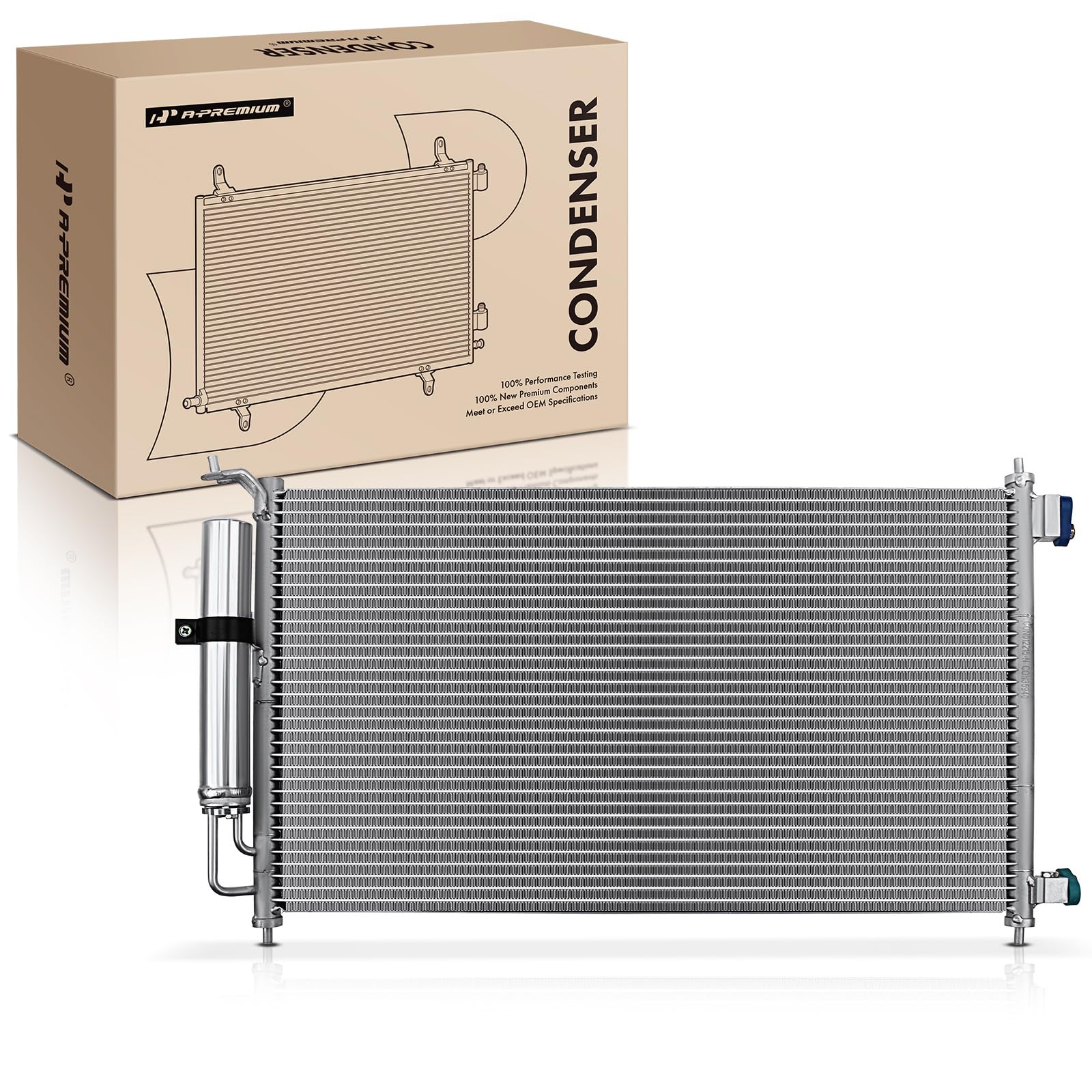 A-Premium Air Conditioning A/C Condenser Compatible with Nissan Versa ...