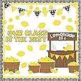 Amazon.com: Whaline 92Pcs Lemonade Stand Bulletin Board Decoration Kit ...