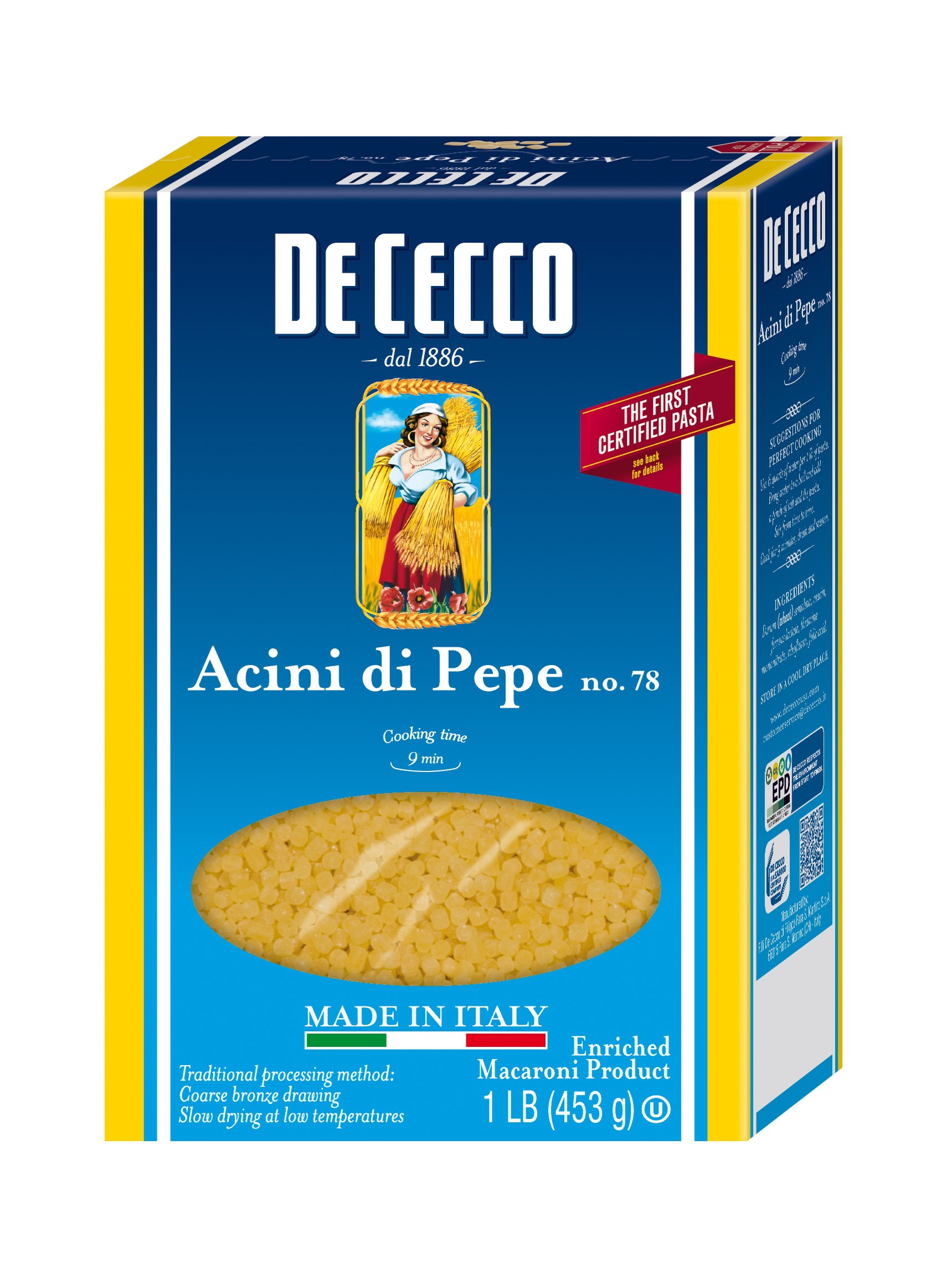 Amazon.com : De Cecco Pasta, Bucatini, 1 LB (Pack of 5) : Italian Pasta ...
