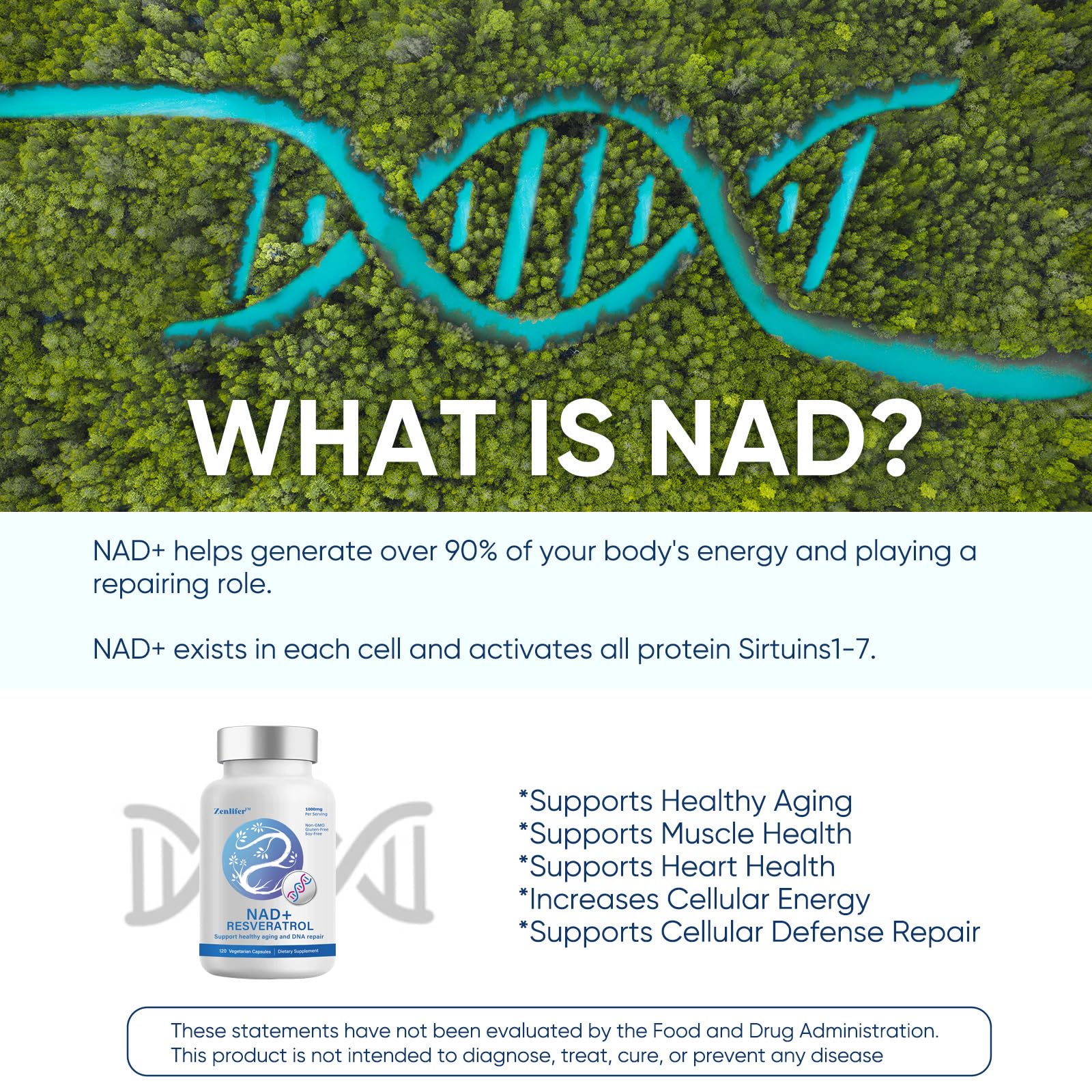 Mua Zenlifer 360 Capsules-NAD+ 1000MG Resveratrol Boosting Supplement - More Efficient Than NMN ...