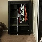 Amazon.com: UDEAR Closet Organizer Wardrobe Clothes Storage Shelves, No ...