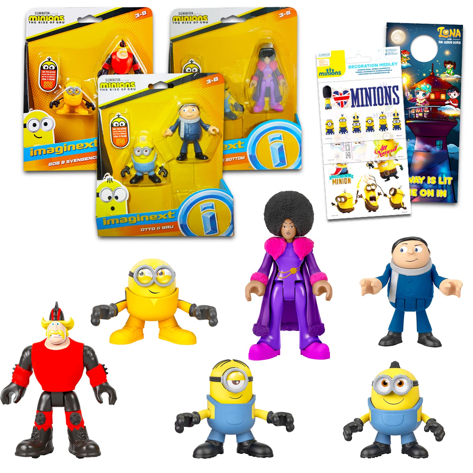 Mua Minions Mini Figures 5 Pack - Despicable Me Toy Bundle with 6 ...