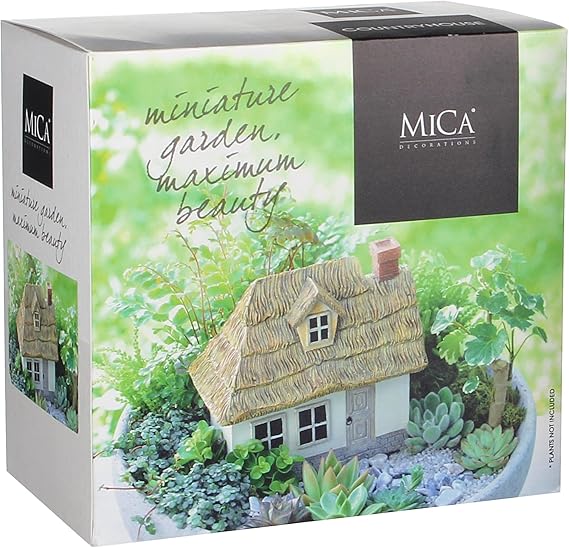 MICA Decorations Mini Decorative, Gardening, White, 19 x 10 x 17.5 cm ...