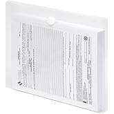 Amazon.com: Lion String-A-Long Clear Poly Envelopes with Gusset, Letter ...