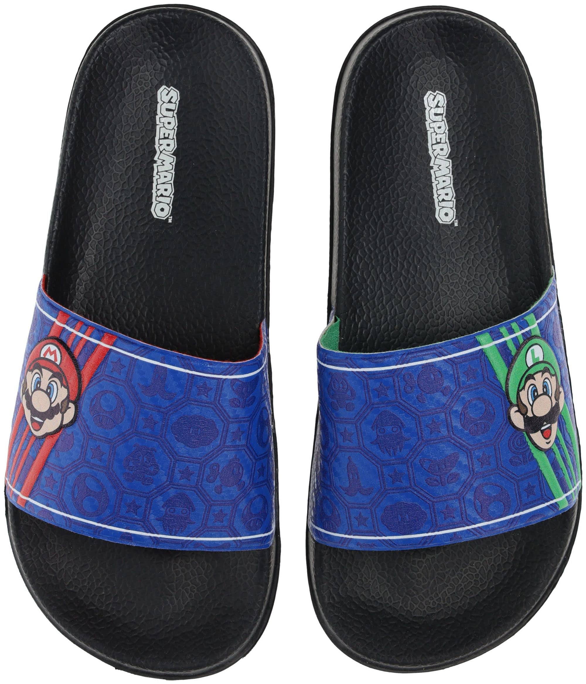 Mua Super Mario Nintendo Sandals, Mario and Luigi Mismatch Slide Sandal ...