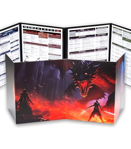 Wood Dm Screen Three Panel Laser Engraved Game Master Screen Maple Wood ...