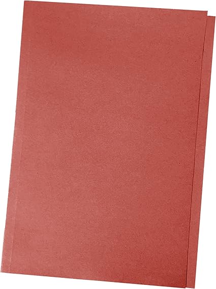 20 x A4 Foolscap Square Cut Folders Red Document Wallets: Amazon.co.uk ...