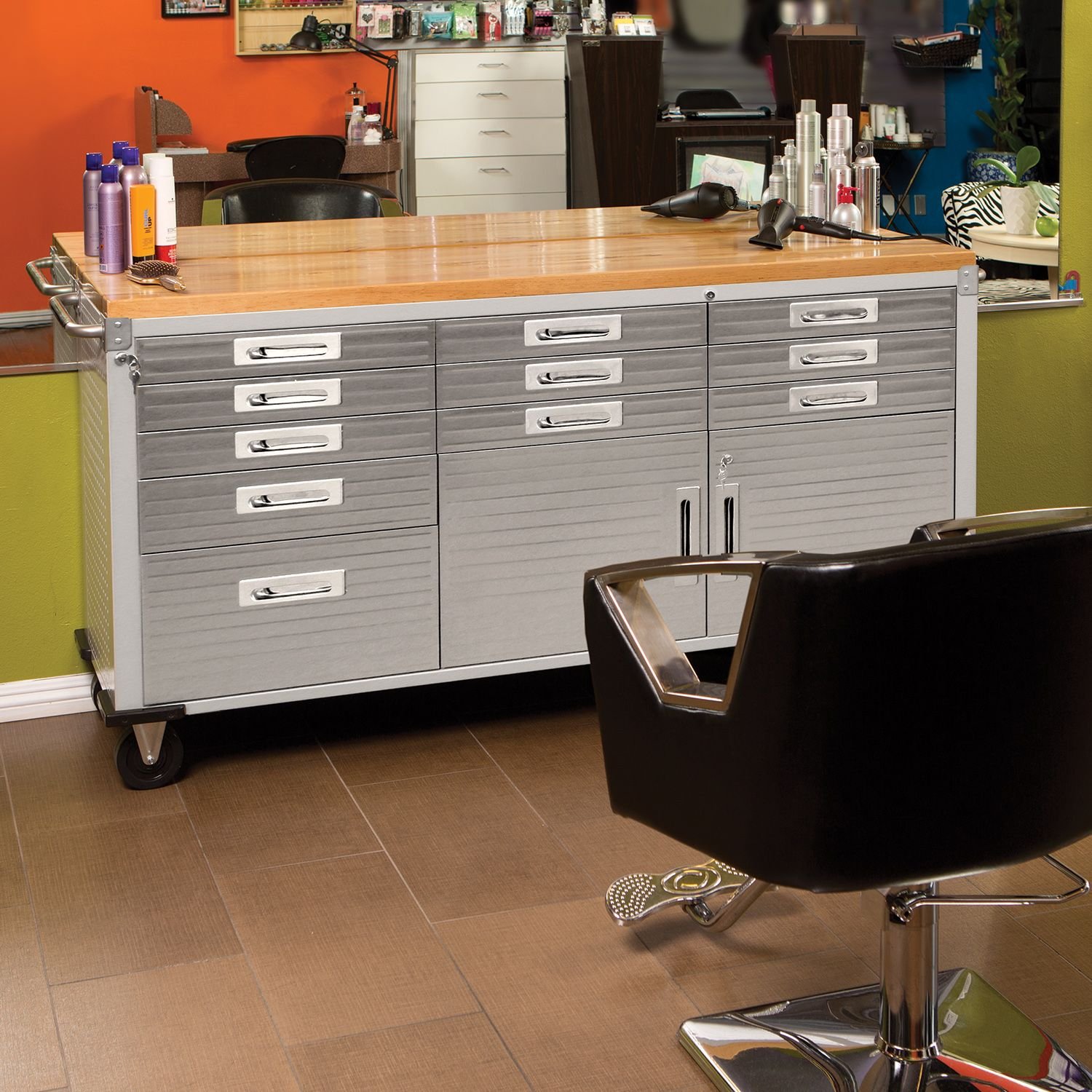 Material Handling Seville Classics Ultrahd Rolling Workbench Granite ...