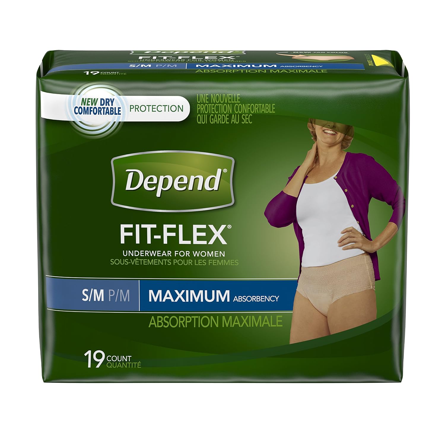 Amazon Depend FIT Flex Incontinence Underwear For Women Maximum