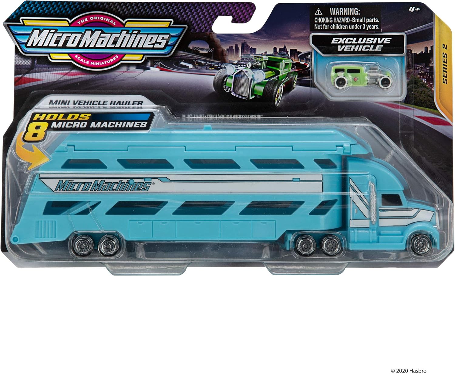 Micro Machines starter pack, mini hauler – includes 2 vehicles, lorry ...