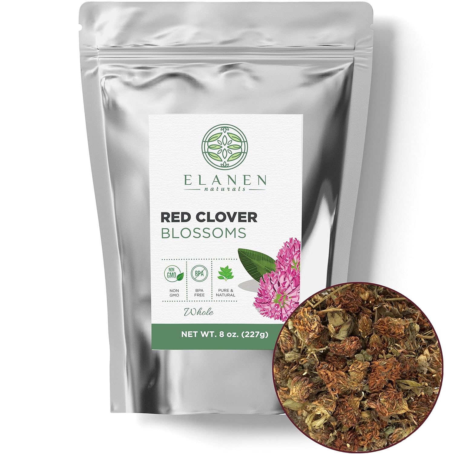 Amazon.com : Red Clover Blossoms 8 oz. (227g), Contains Organic Non-GMO ...