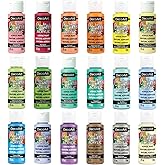 Amazon.com: DecoArt Crafter’s Acrylic Paint Set, 24 (2 fl oz/59 ml ...