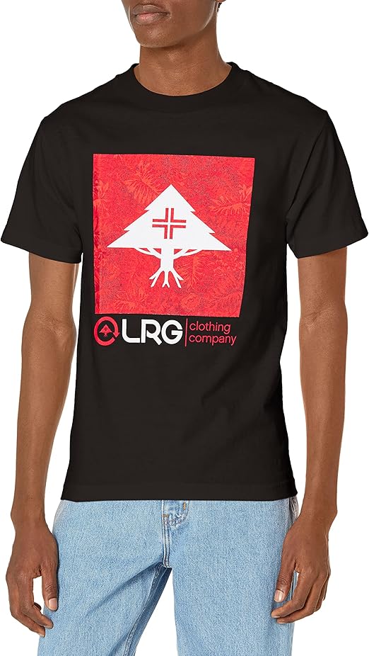 Amazon.com: LRG Lifted Research Group Men's Graphic Design Logo T-Shirt ...