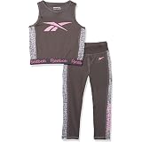 Amazon.com: Reebok Little Girls' 2 Piece Athletic Set, 3031-Pink Glow ...