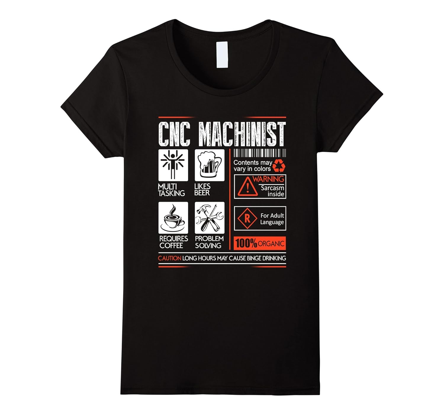 CNC Machinist T-Shirt-4LVS – 4loveshirt
