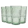 Bormioli Rocco Romantic Set Of 4 Cooler Glasses, 16 Oz. Colored Crystal ...