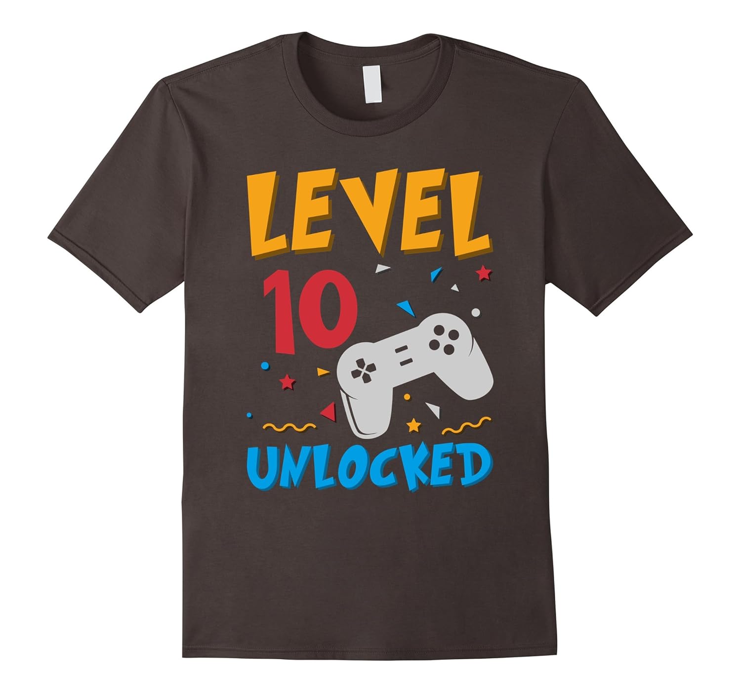 Level 10 Unlocked Gifts Shirts Gamer 10th Birhday Tees-T-Shirt – Managatee