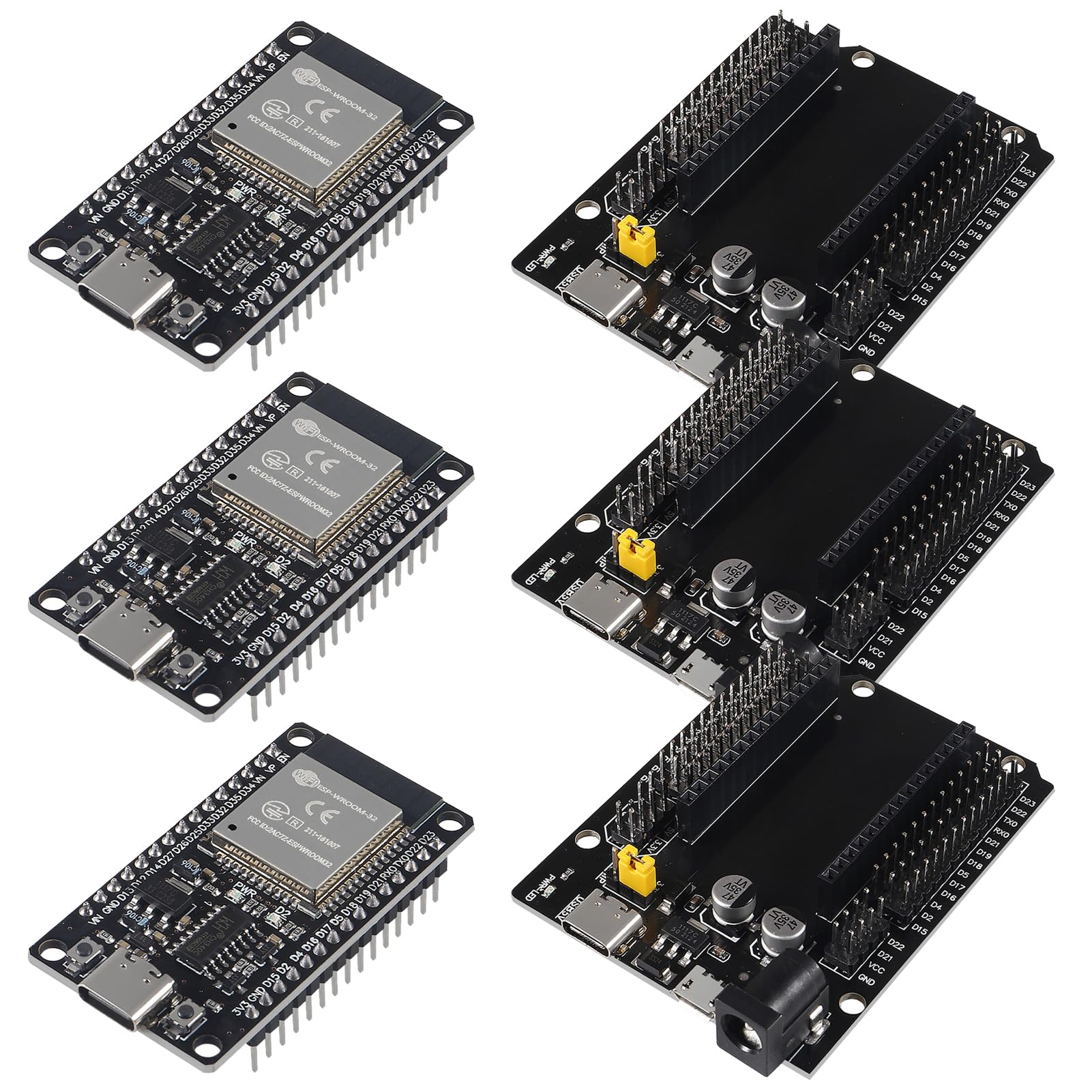 Mua 3Set ESP32 ESP-32S WiFi Development Board NodeMCU-32S Microcontroller Processor Integrated ...