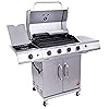 Charbroil Performance Series Convective 4-Burner with Side Burner ...