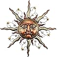 Amazon.com: TERESA'S COLLECTIONS Sun Metal Wall Art for Outdoor Decor ...