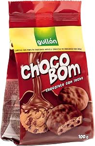 Chocobom gullón galletas chocobom leche gullón paquete 100g: Amazon.es ...