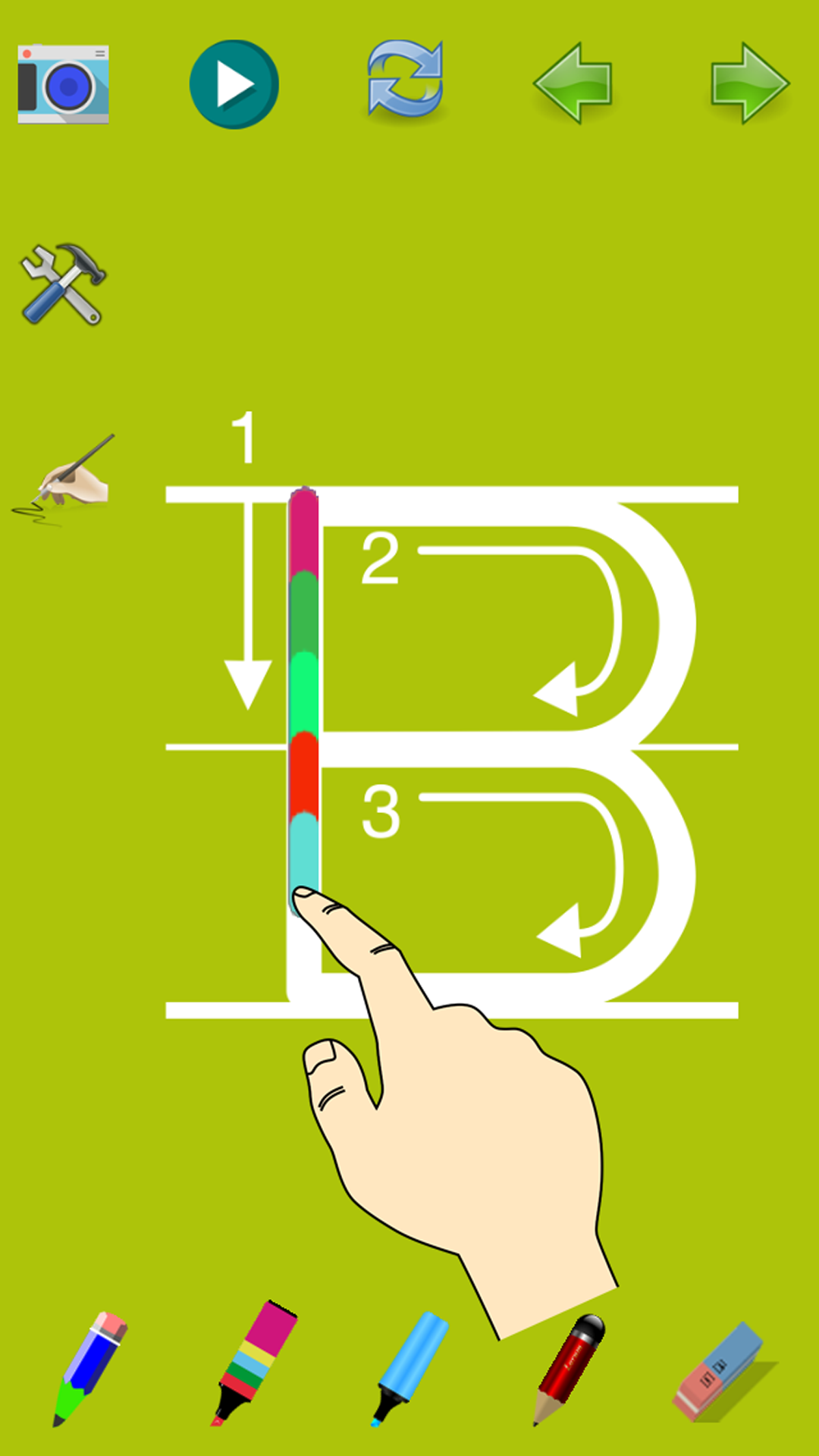 Amazon.com: School Fonts Handwriting Styles Wizard - Trace Letters ...