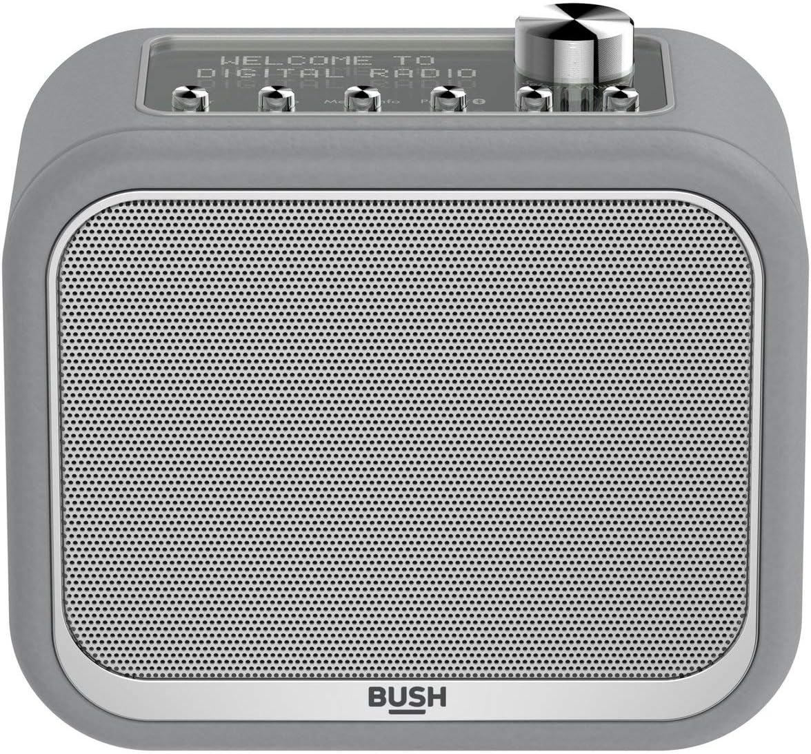 Bush Classic Mono Leather DAB Radio - Grey: Amazon.co.uk: Electronics