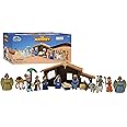 Amazon.com: Bible Toys Nativity Set - Christmas Story Manger Scene, 18 ...