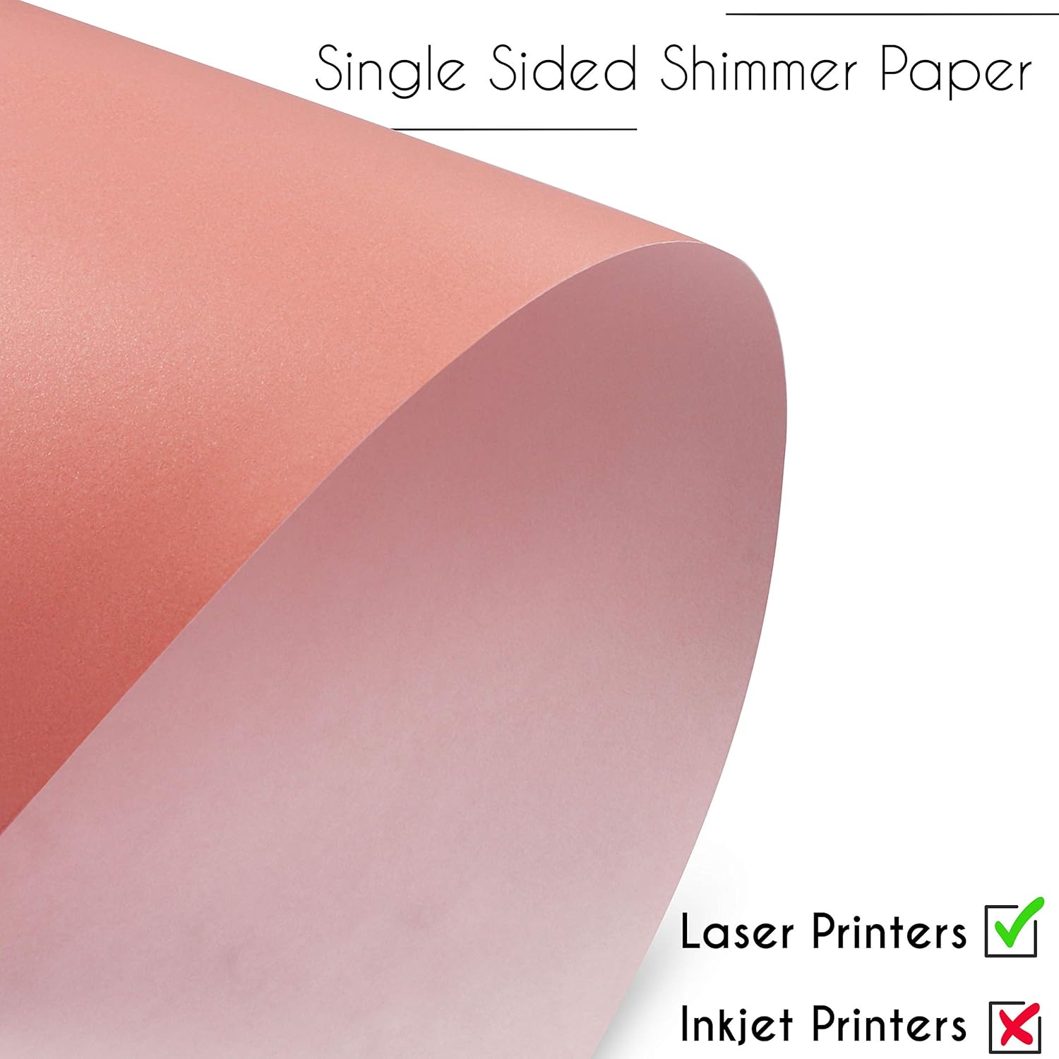 Belle Vous A4 Shimmer Paper (120 Sheets) – 6 Assorted Metallic ...