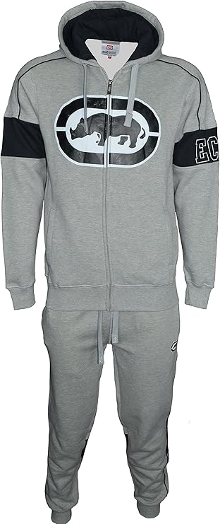 Ecko Mens Unltd Tracksuit Hooded Jacket Full Set Big Size 4XL 5XL ...