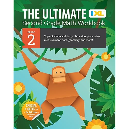 The IXL Ultimate 2nd Grade Math Workbook, Activity Book for Kids Ages 7 ...