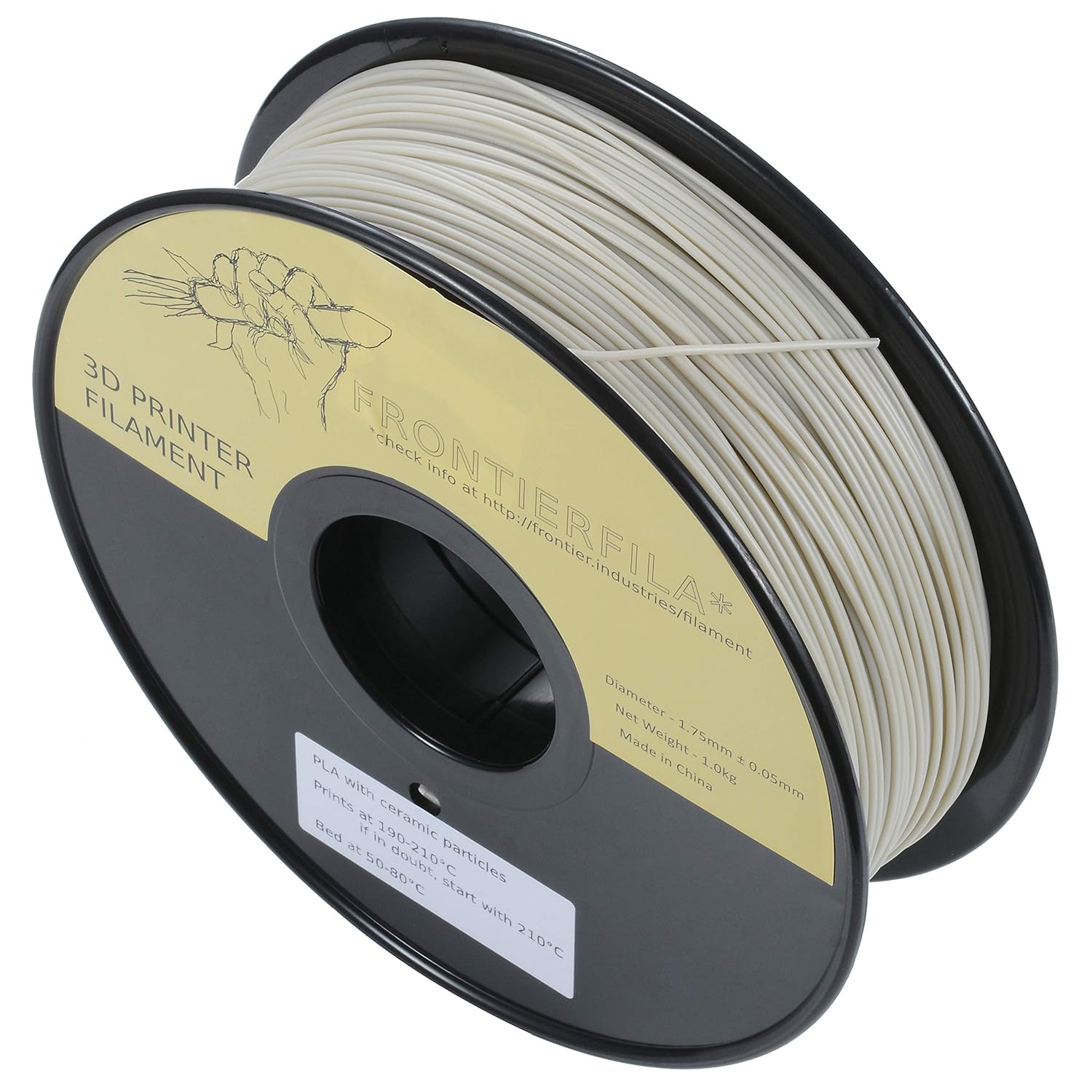 FrontierFila Ceramic PLA 3D Printing Filament 1.75mm 1kg: Amazon.co.uk ...
