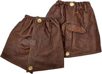 Amazon.com: Tag Safari Buffalo Skin Gaiters, Genuine Leather, Made In ...