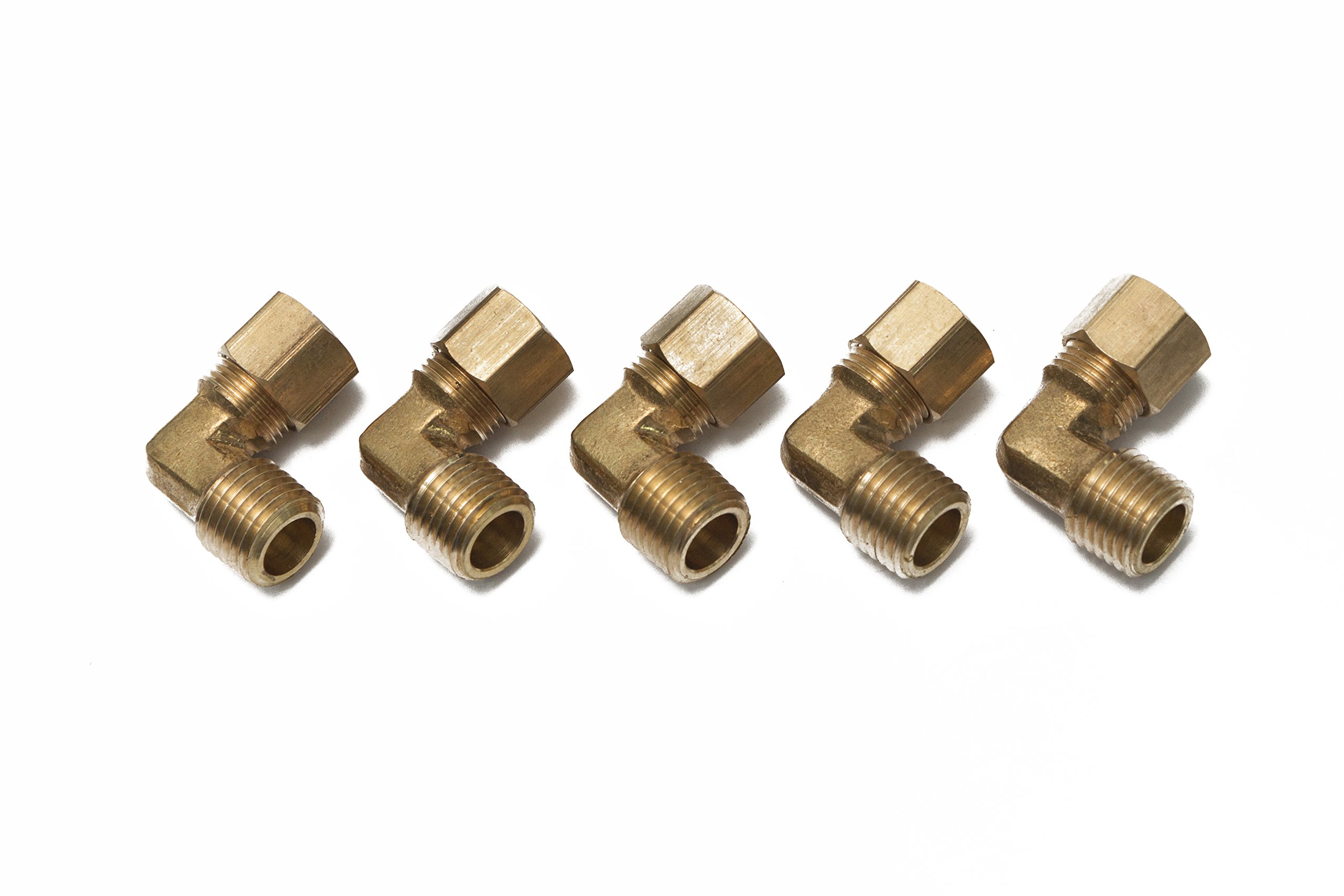 Amazon.com: LTWFITTING Brass 5/16" OD x 1/4" Male NPT Compression ...