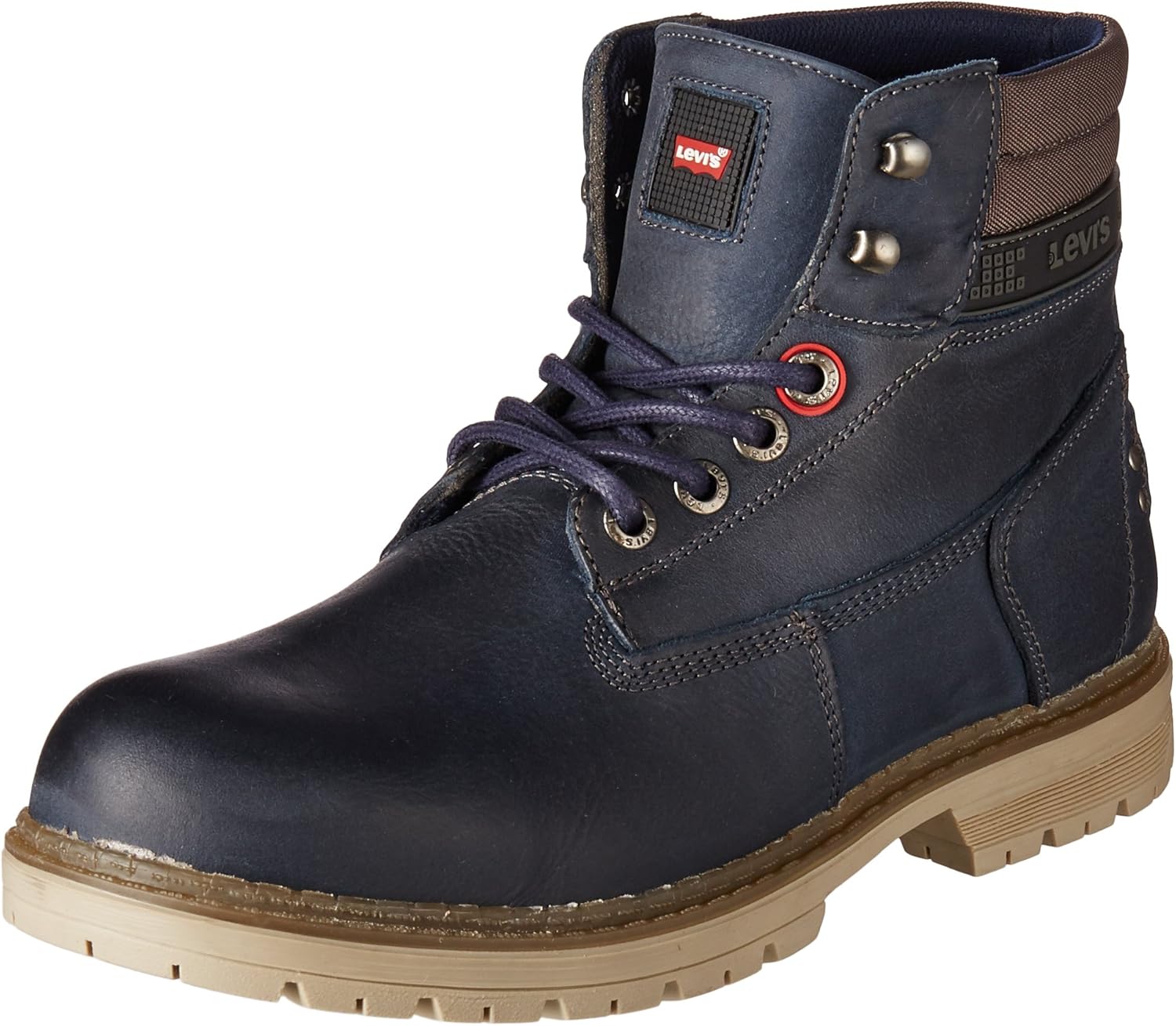 Levi's Burning Bota Baja Tipo Work para Hombre, color Azul, 25: Amazon ...