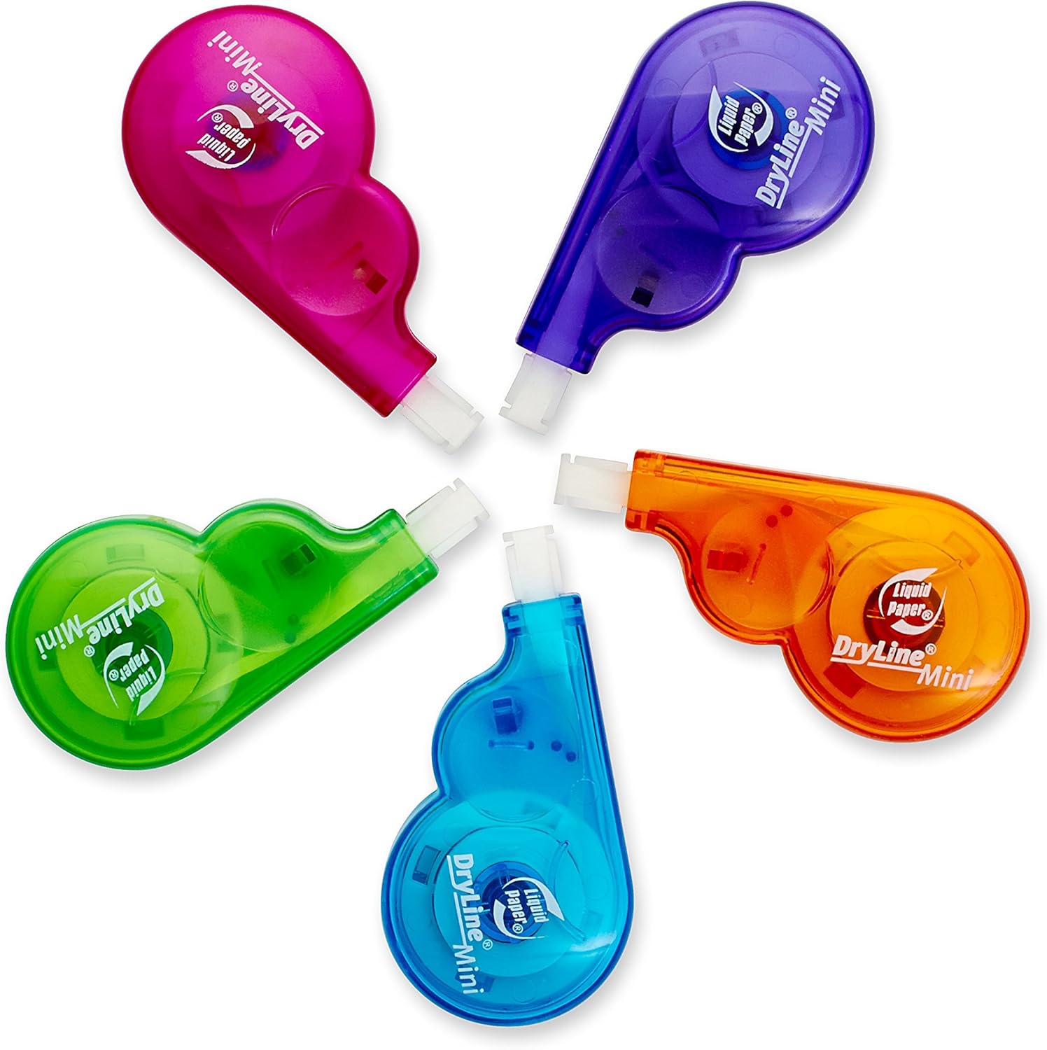 Liquid Paper DryLine Mini Correction Tape, 5 Pack: Amazon.com.mx ...