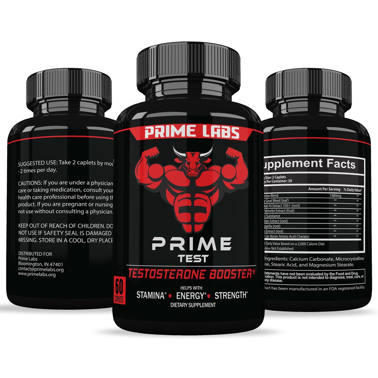 TESTOSTERONE BOOSTER For Men Prime Labs Stronger Than TESTOLYNX Test