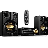 Amazon.com: Sony Bluetooth Stereo Shelf System, HiFi Sound Speaker ...