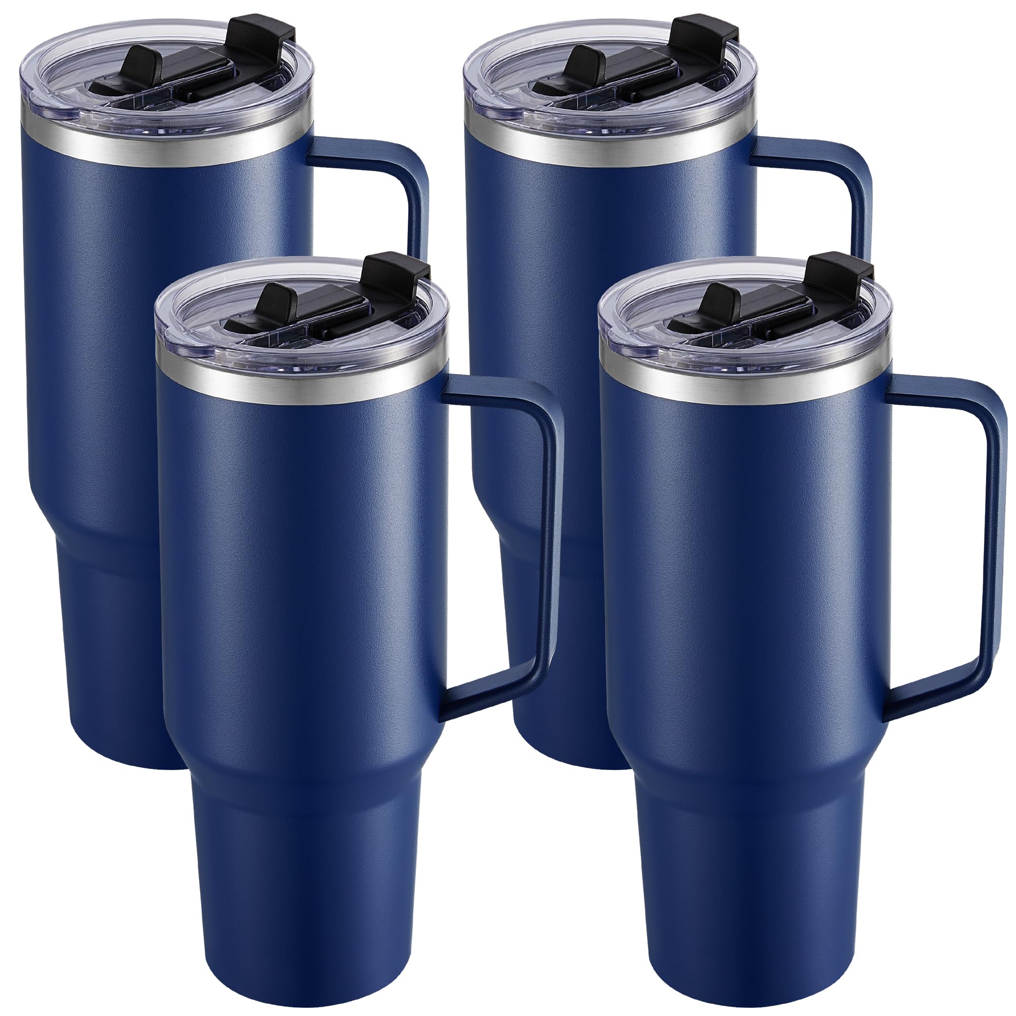 Cool Yoleb 40 oz Tumbler with Handle and Straw, Stainless Steel ...