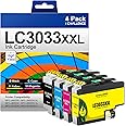 Amazon.com: LC3033XXL Ink Cartridge Replacement for Brother LC3033 bk/c ...