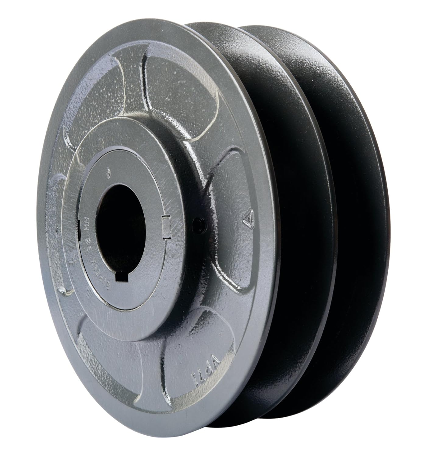 Cast Iron Sheave for 3L 2 Groove Finished Bore 4L or A Browning 2VP42X7 ...