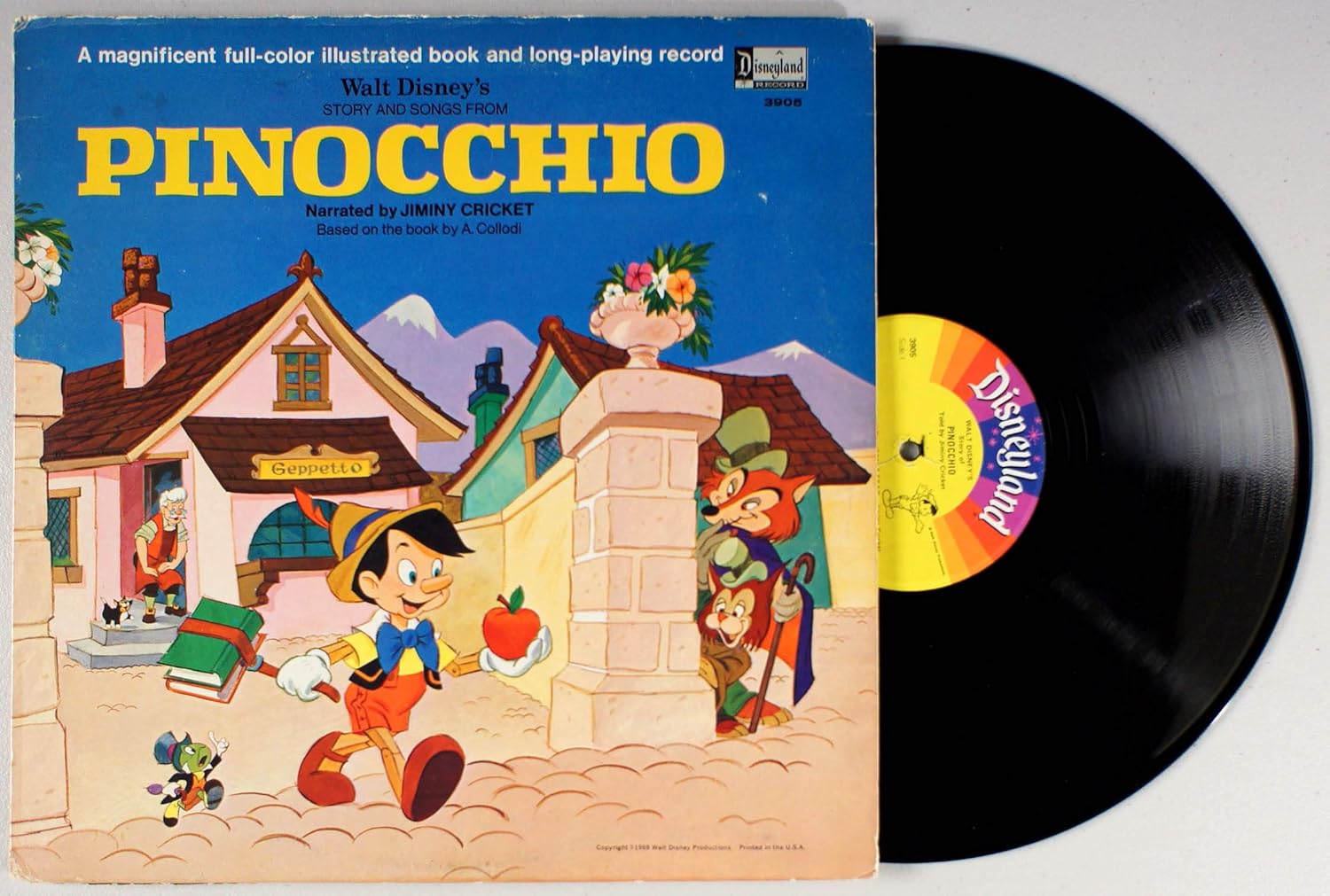 Jiminy Cricket / Walt Disney's Story And Songs From Pinocchio: Amazon ...