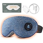 Amazon.com: Ezona Silk Cordless Heated Eye Mask, Warm Eye Compress Mask for Dry Eyes, Washable ...