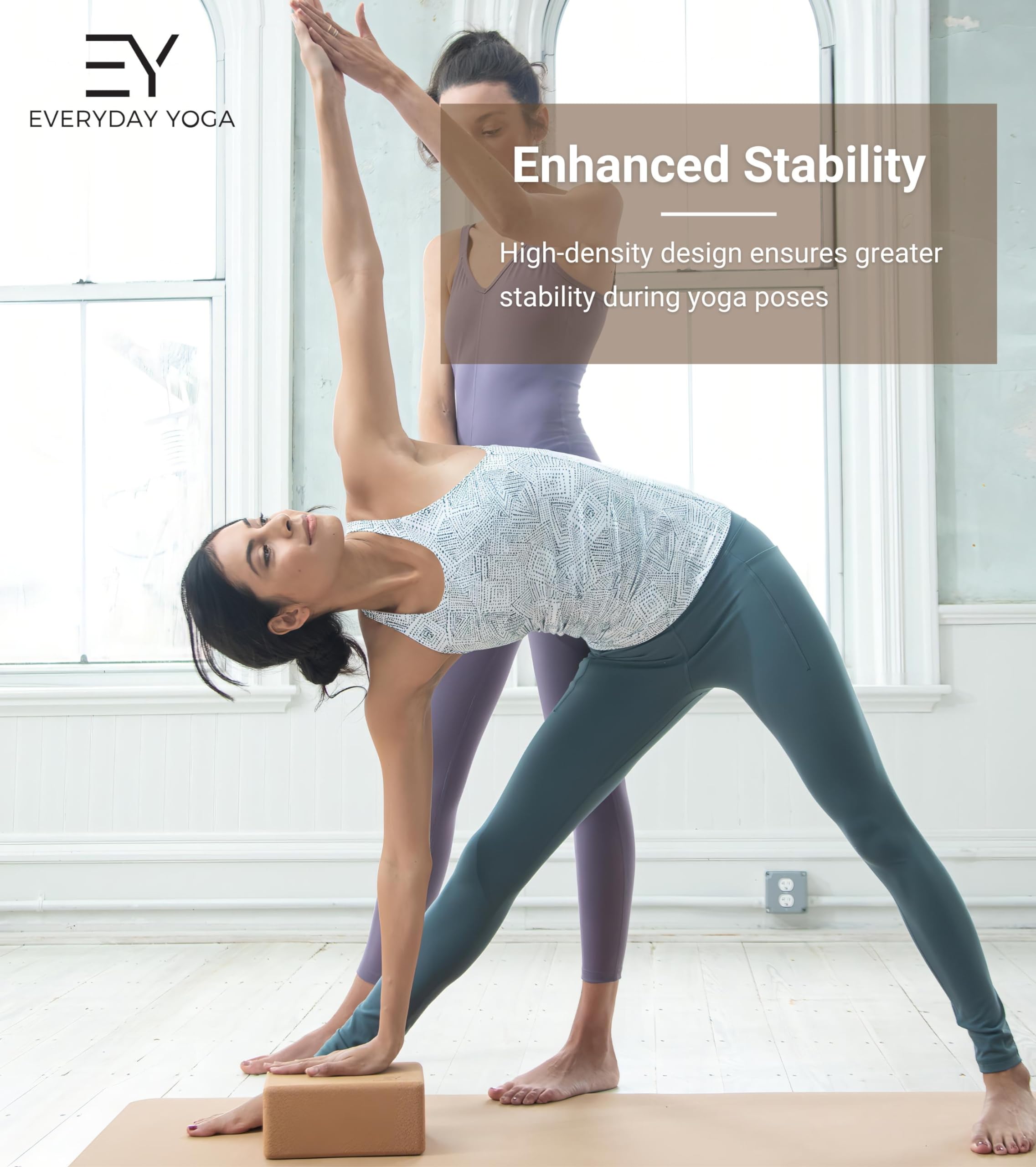 Mua Everyday Yoga High Density Cork Wood Yoga Block - Improve Strength ...